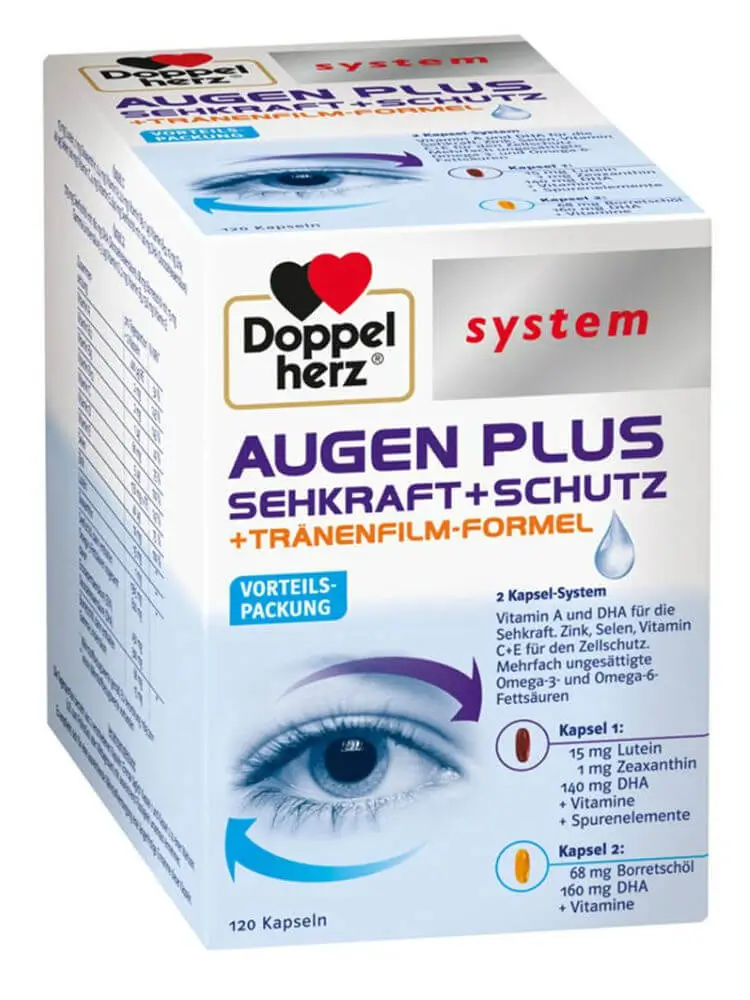 Thuốc Bổ Mắt Doppelherz Augen Plus 120 viên - Chính Hãng Đức