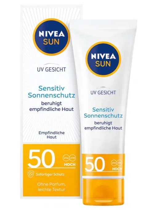 Kem Chống Nắng Nivea Sun Sensitive SPF 50 50ml – Chính Hãng